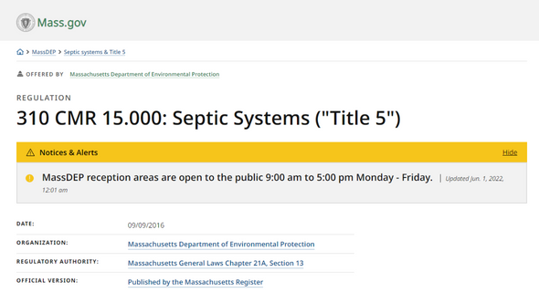 MassDEP| Barnstable Clean Water Coalition